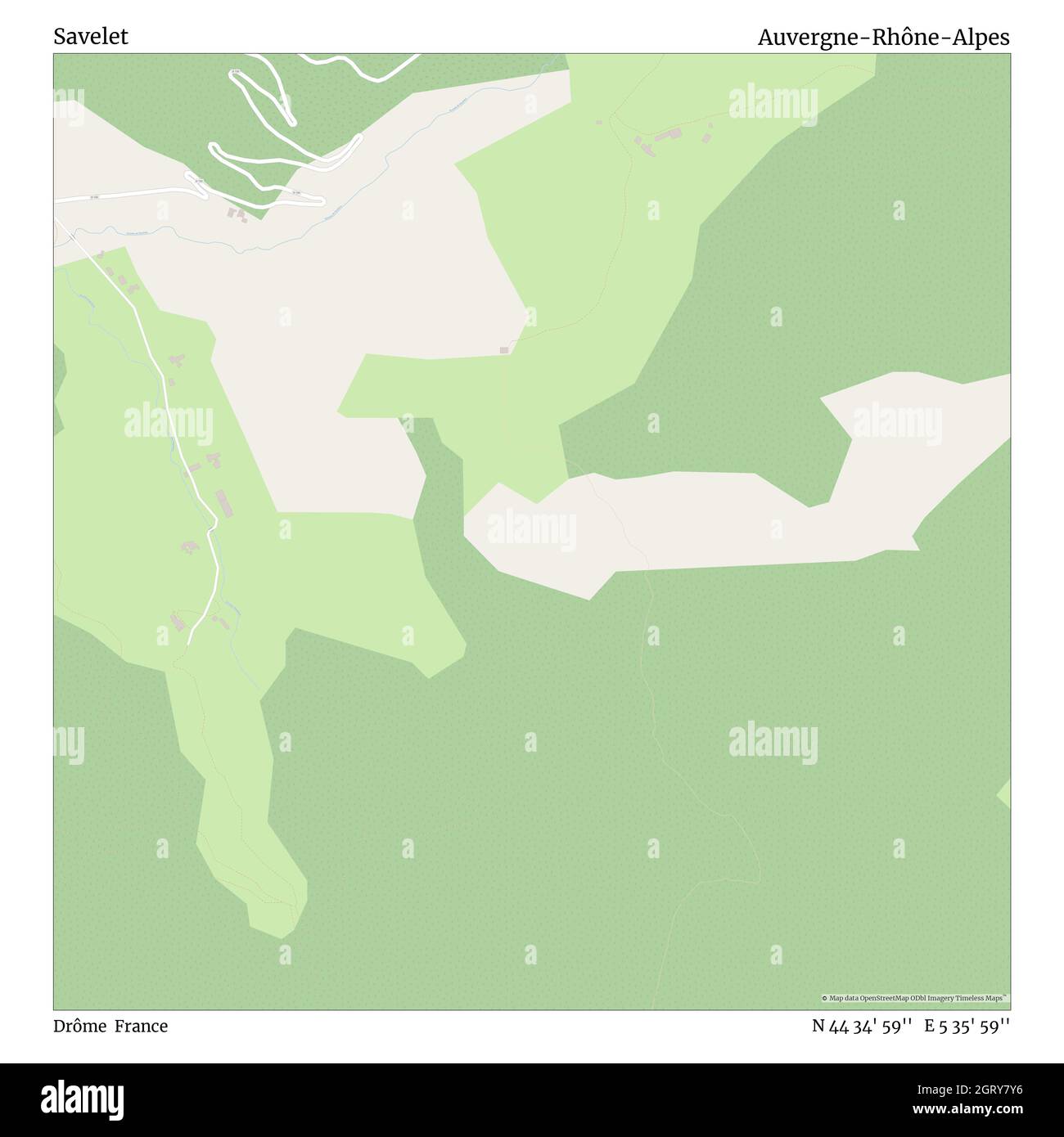 Savelet, Drôme, France, Auvergne-Rhône-Alpes, N 44 34' 59'', E 5 35' 59 ...