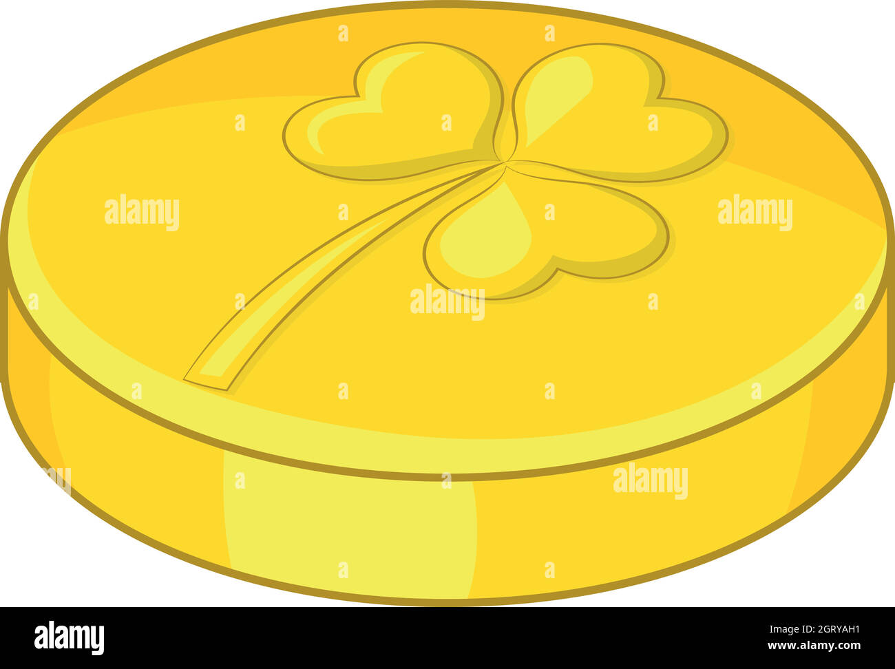 Golden coin icon, cartoon style Stock Vector Image & Art - Alamy