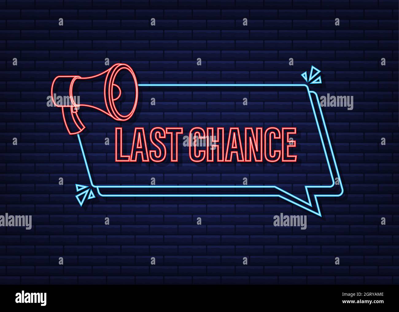 Last chance and last minute offer with clock signs banners, business ...