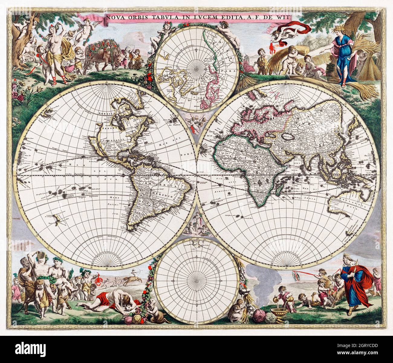 17th century globe map hi-res stock photography and images - Alamy
