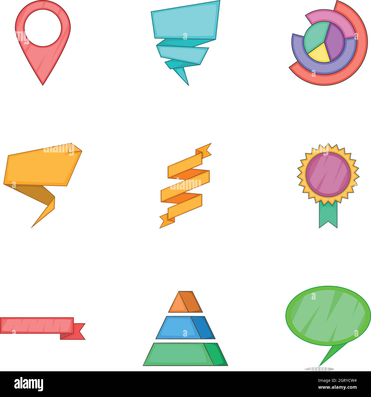 Cartoon style illustration bar graph hi-res stock photography and ...