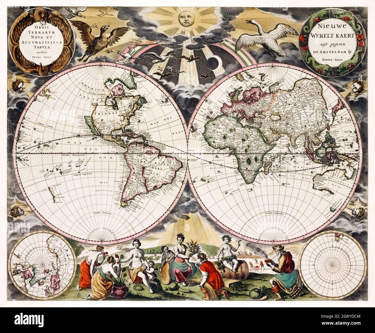 North america map 1600s hi-res stock photography and images - Alamy