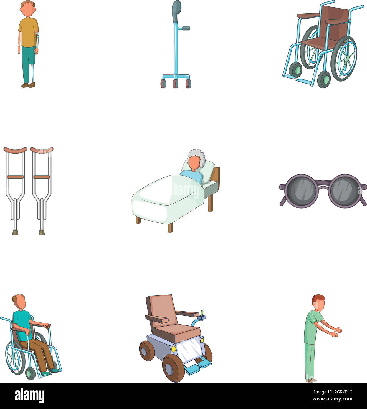 Disabled people help line Stock Vector Images - Alamy