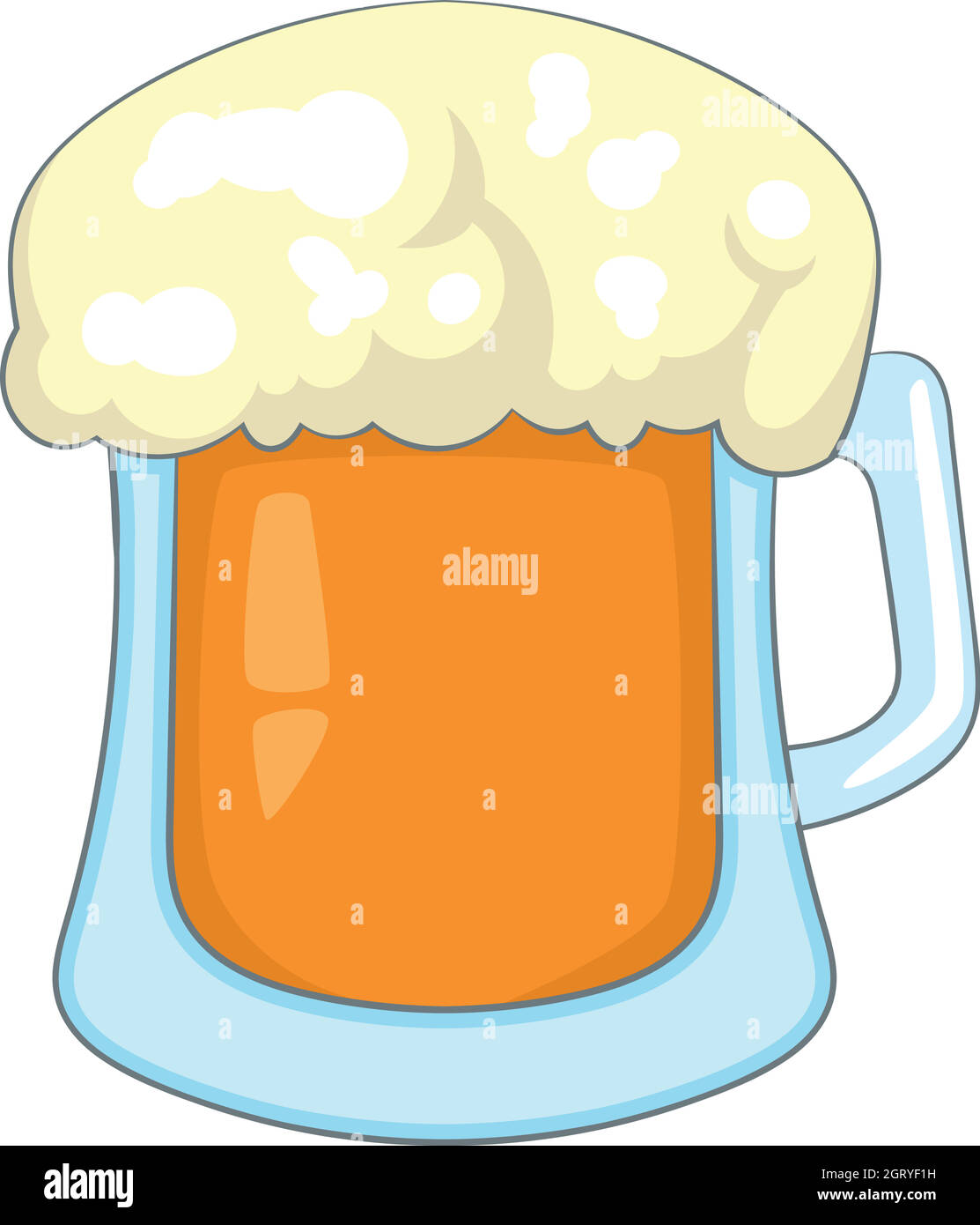 Beer icon, cartoon style Stock Vector Image & Art - Alamy