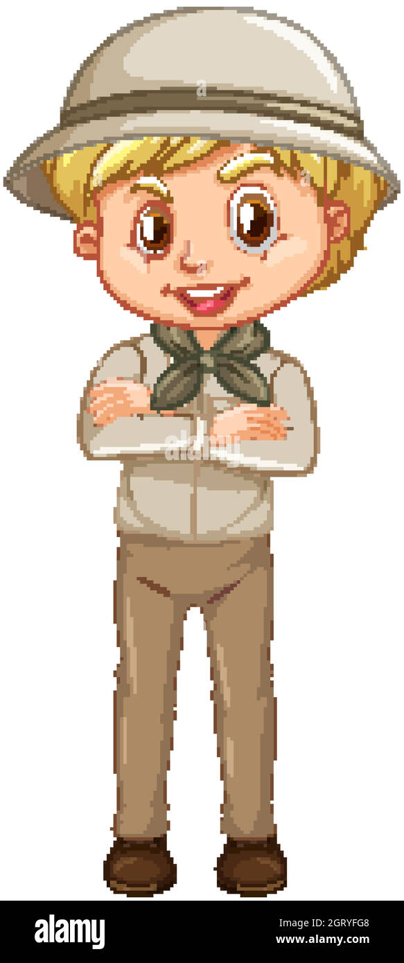 Boy scout uniform Stock Vector Images - Alamy