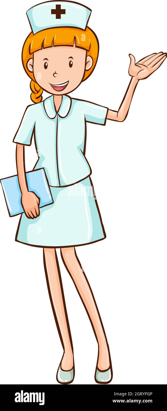 In white uniform Stock Vector Images - Alamy