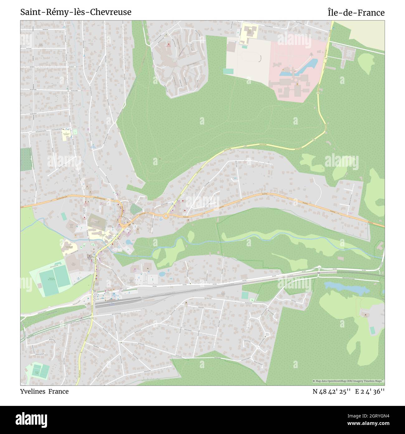 Saint-Rémy-lès-Chevreuse, Yvelines, France, Île-de-France, N 48 42' 25 ...