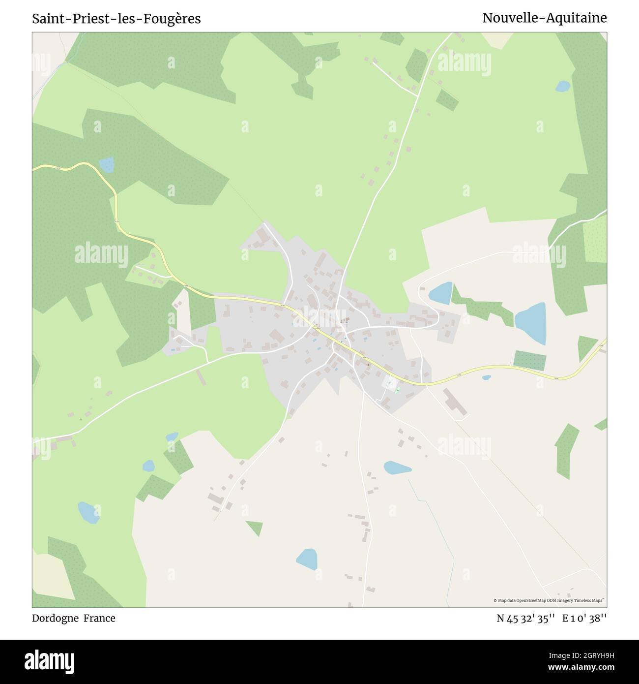 Fougeres map Cut Out Stock Images & Pictures - Alamy