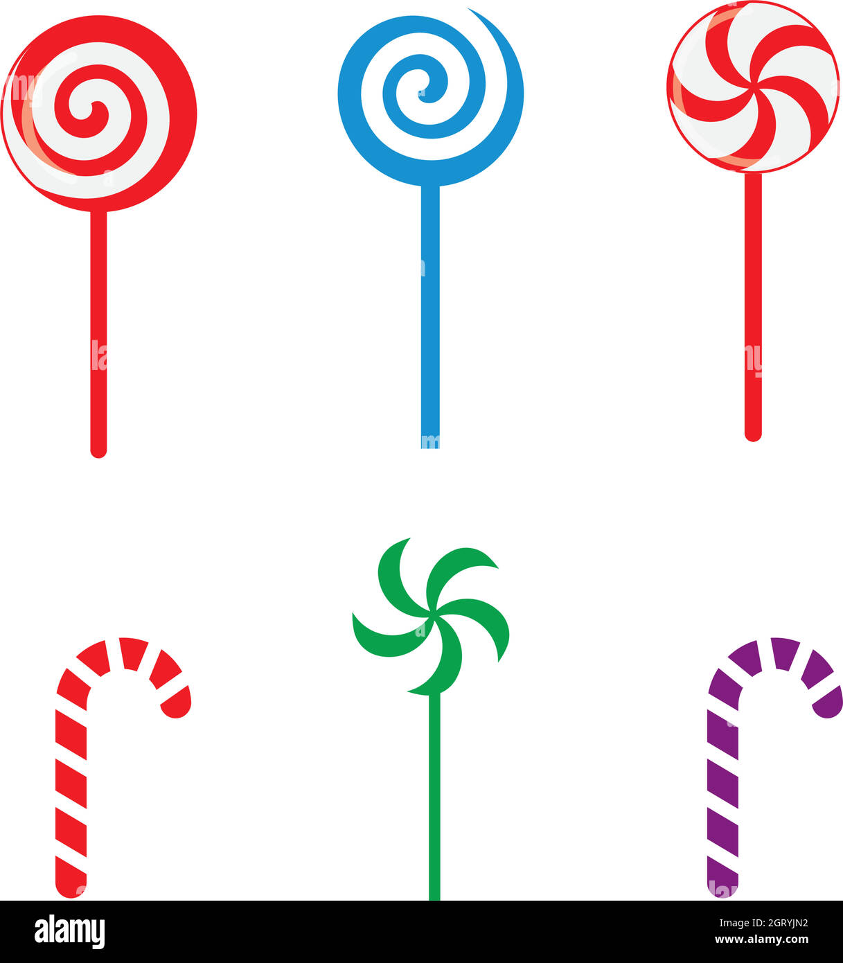 Party candy illustration vector Cut Out Stock Images & Pictures - Alamy