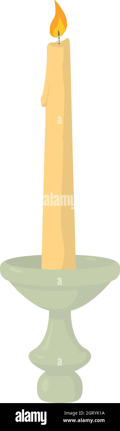 Candle icon, cartoon style Stock Vector Image & Art - Alamy