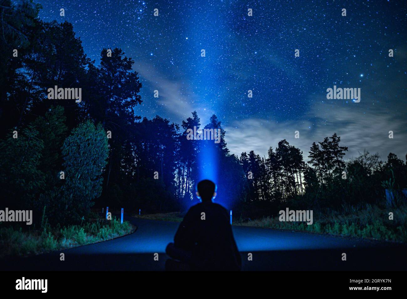 Flashlight cone hi-res stock photography and images - Alamy