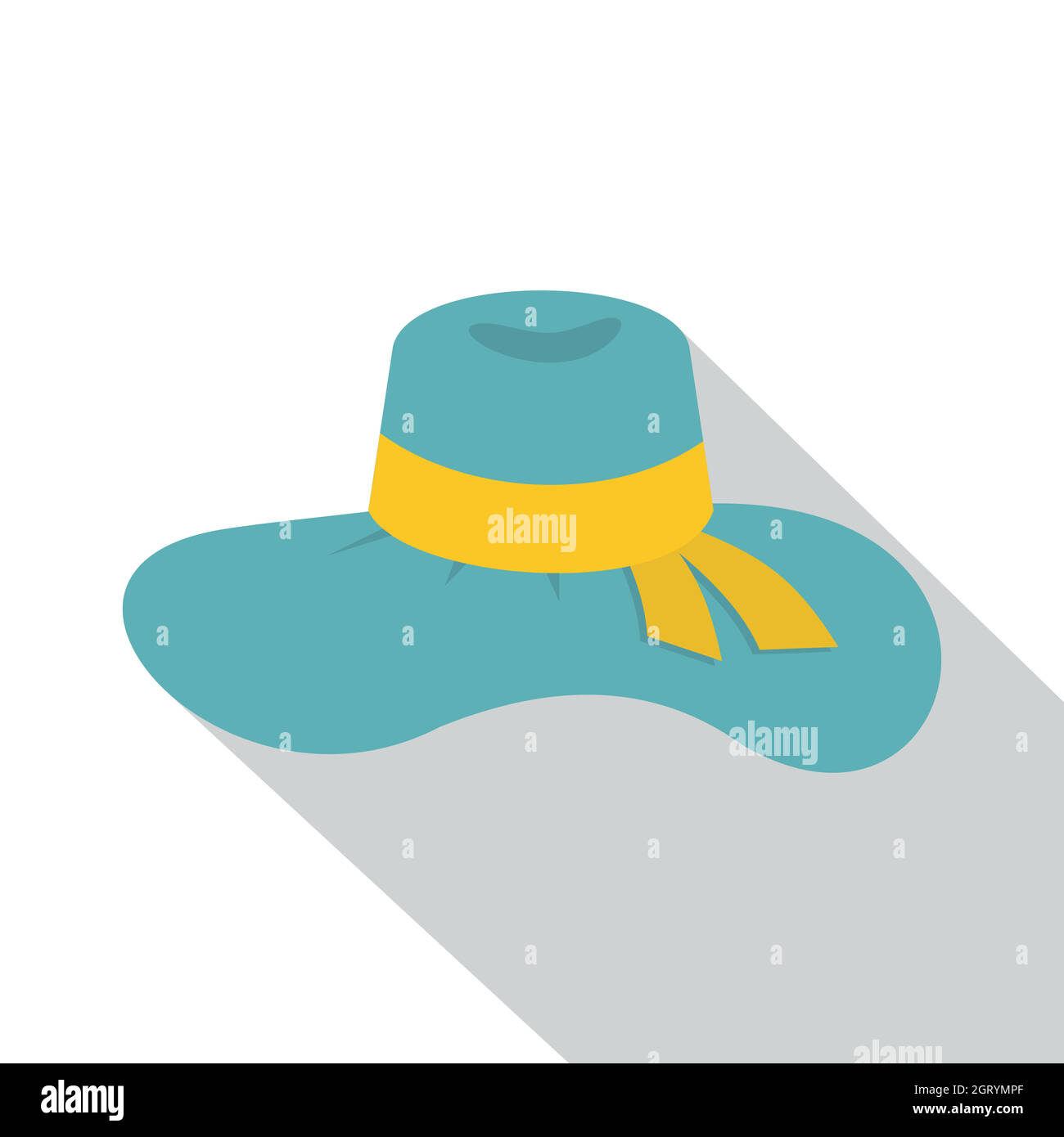 Straw hat shadow Stock Vector Images - Alamy