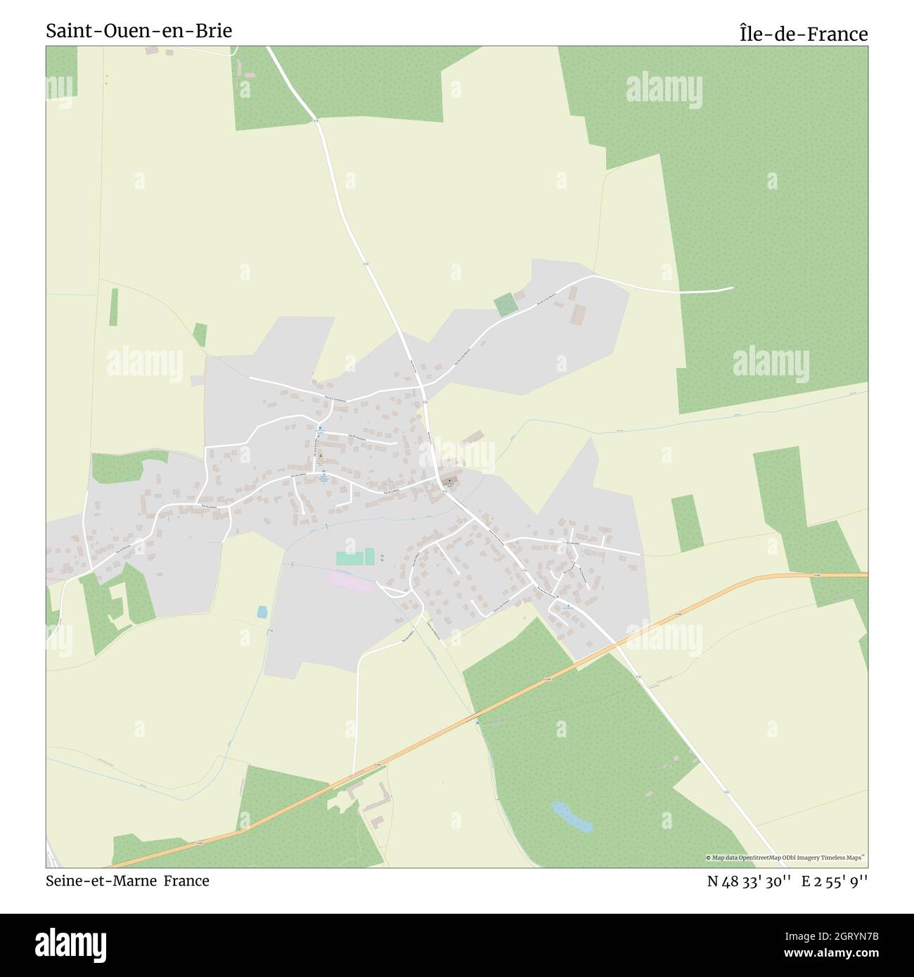 Saint-Ouen-en-Brie, Seine-et-Marne, France, Île-de-France, N 48 33' 30 ...