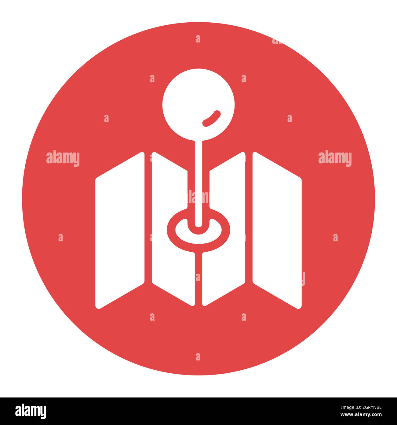 Map pin geo locate Cut Out Stock Images & Pictures - Alamy