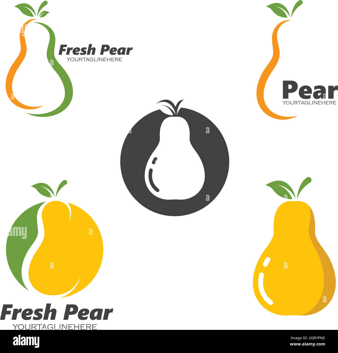Pear design hi-res stock photography and images - Alamy
