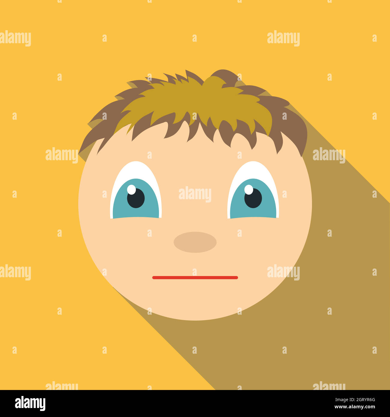 Neutral icon, flat style Stock Vector Image & Art - Alamy