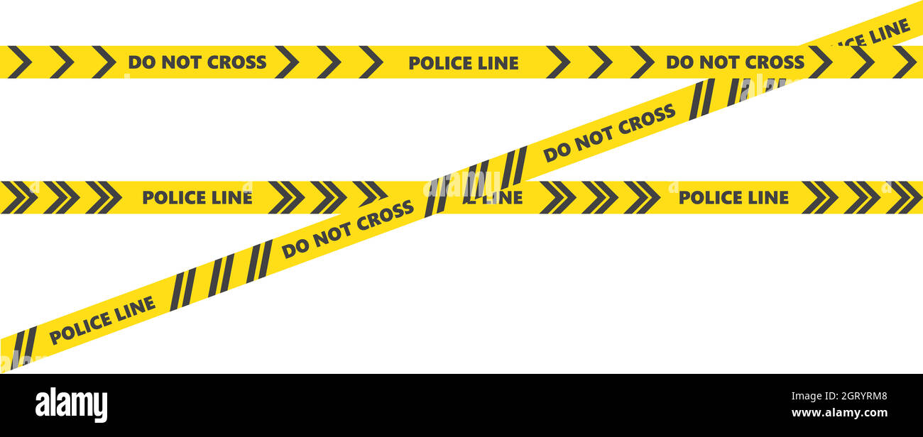 police line vector illustration design Stock Vector Image & Art - Alamy