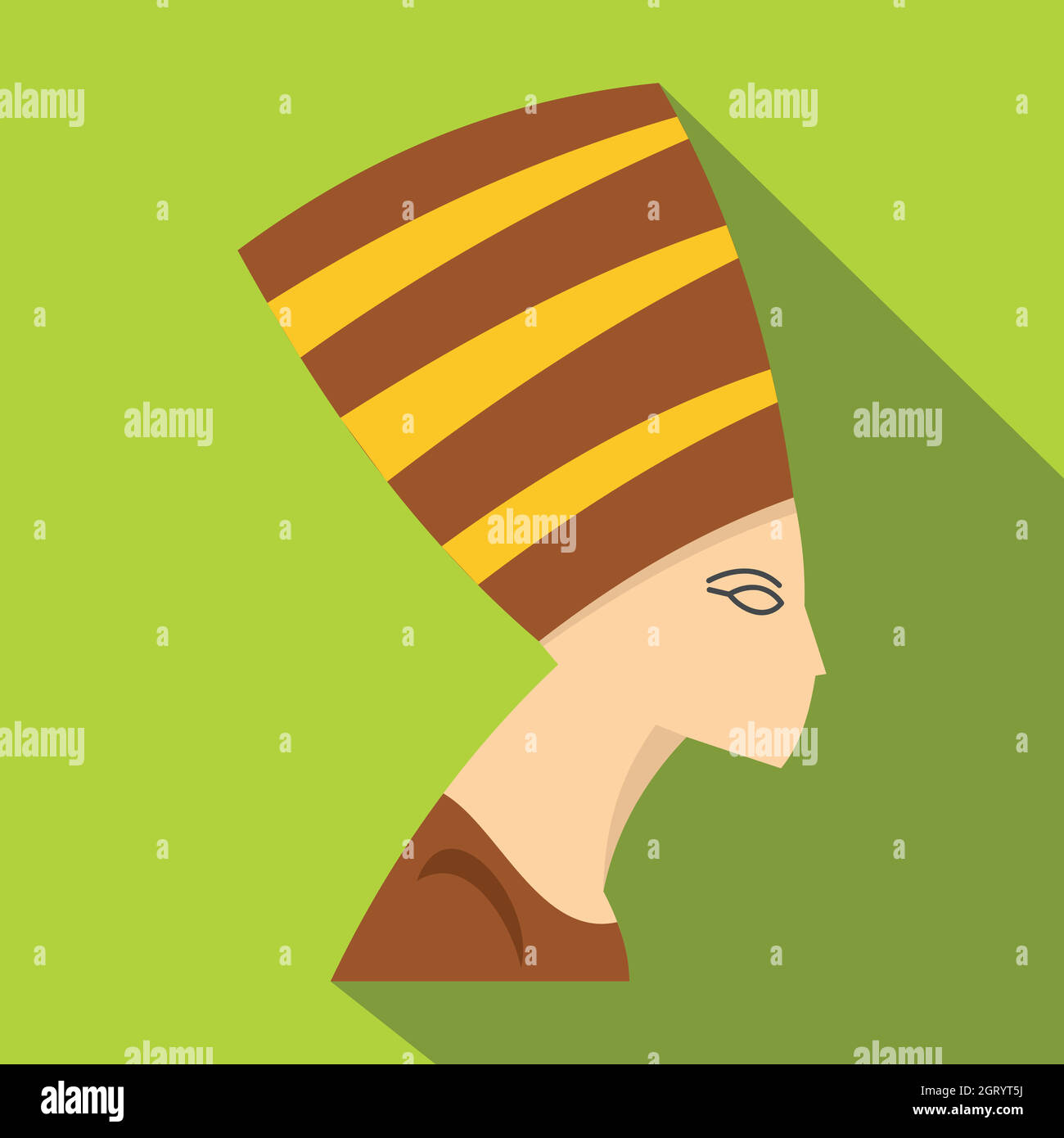 Head flat icon Stock Vector Images - Alamy