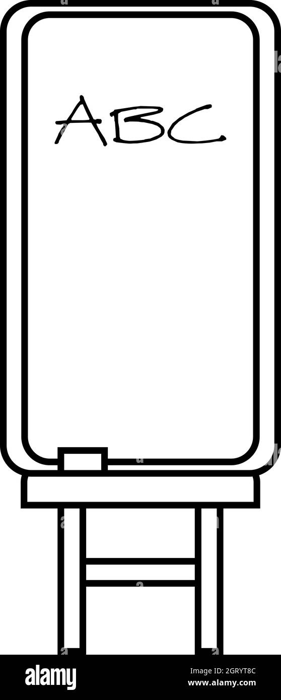 Board icon, outline style Stock Vector Image & Art - Alamy