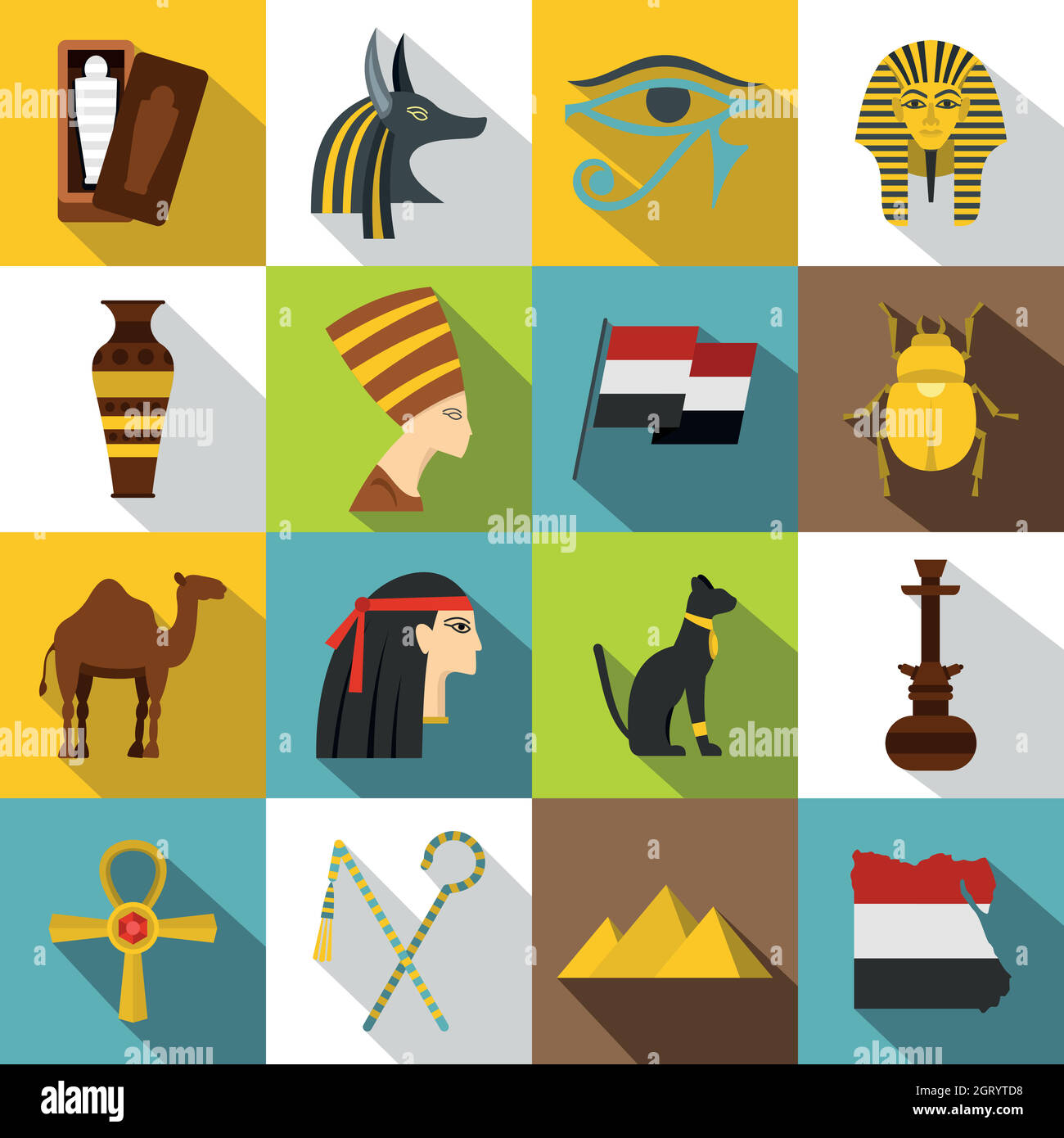 Ancient egypt map map Stock Vector Images - Alamy