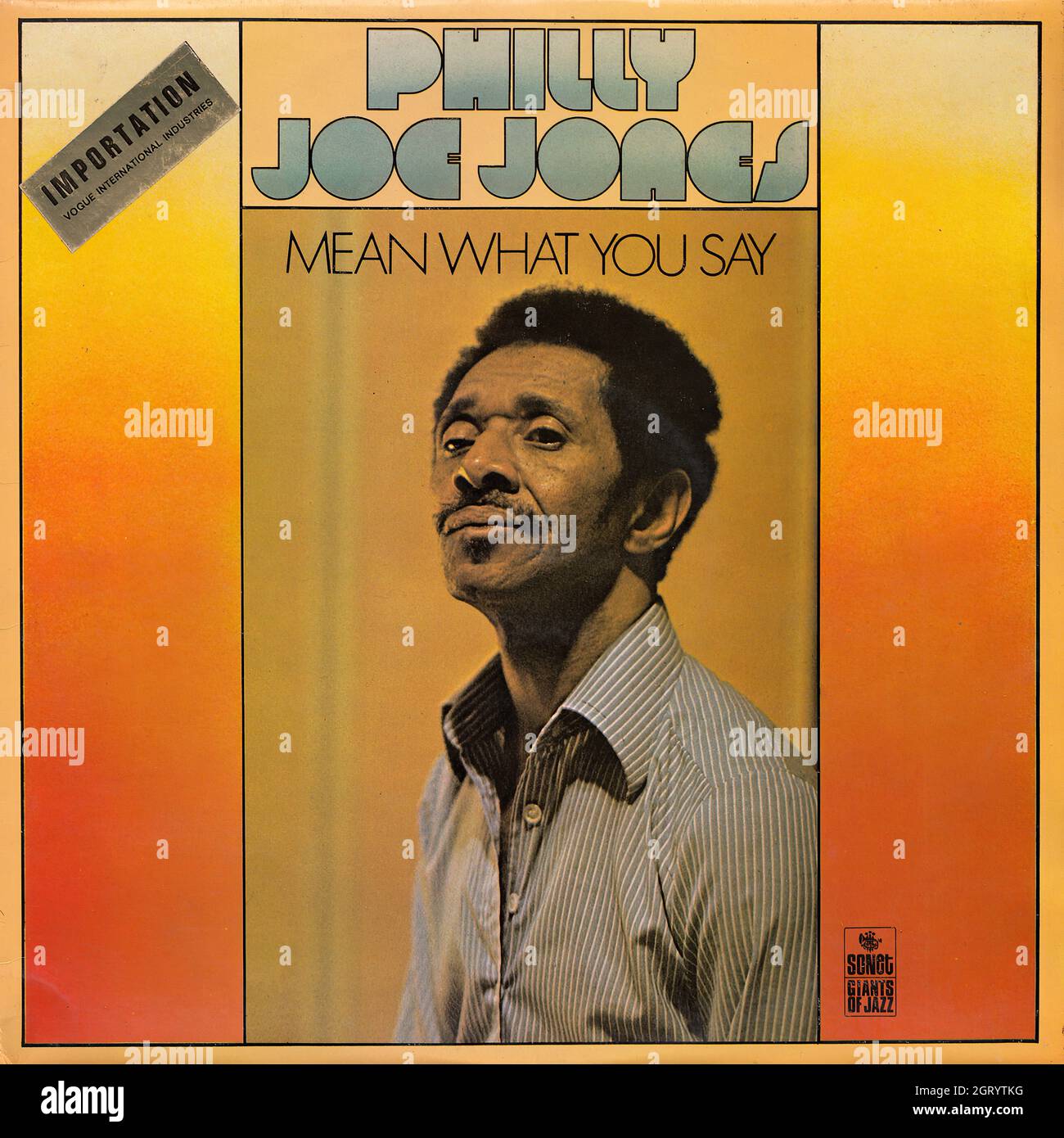 Philly Joe Jones - Mean what you say - Vintage Vinyl Record Cover Stock ...