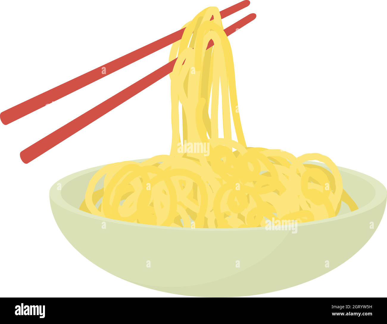 Icon bamboo stick cartoon Cut Out Stock Images & Pictures - Alamy