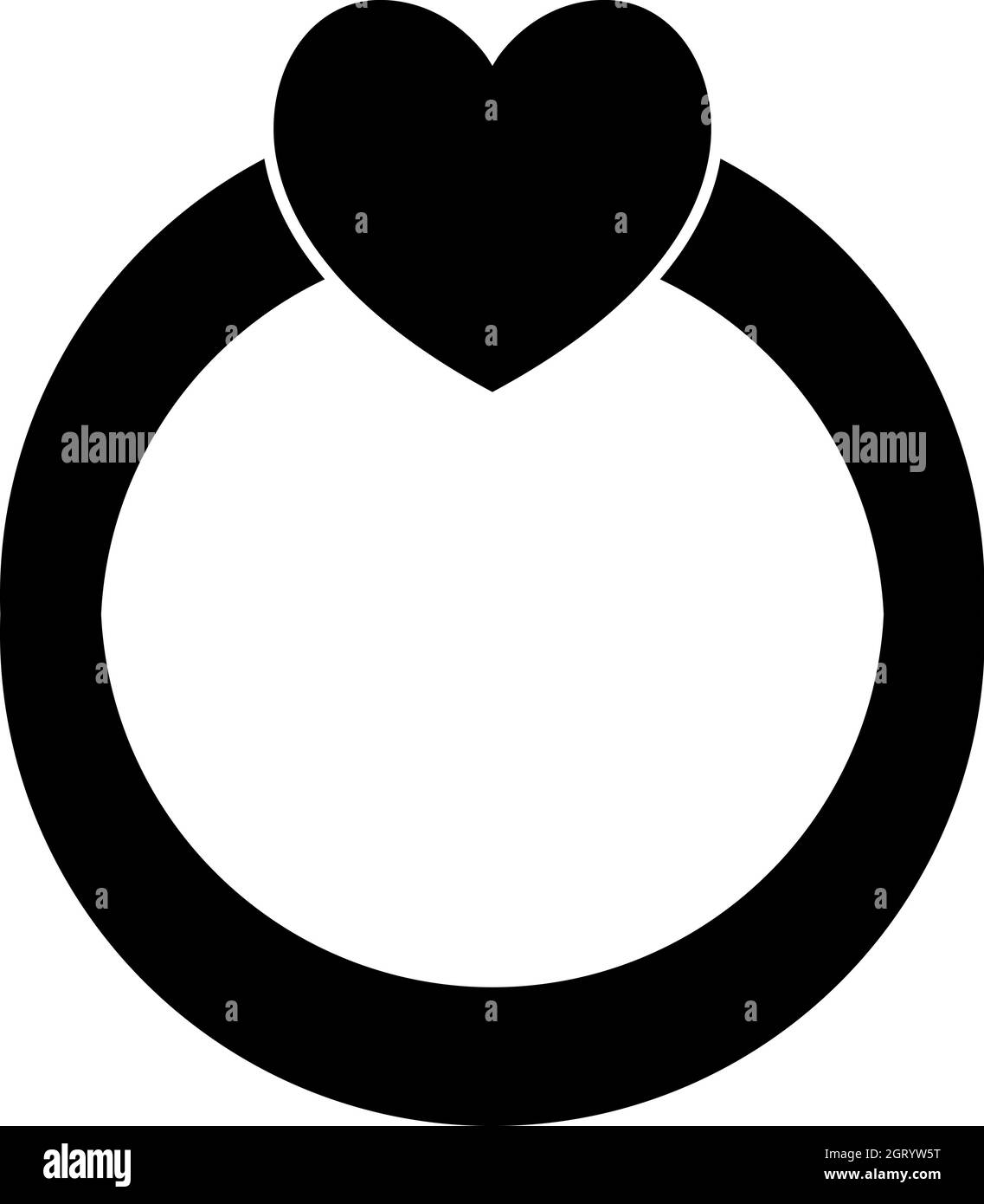 Love ring icon, simple style Stock Vector Image & Art - Alamy