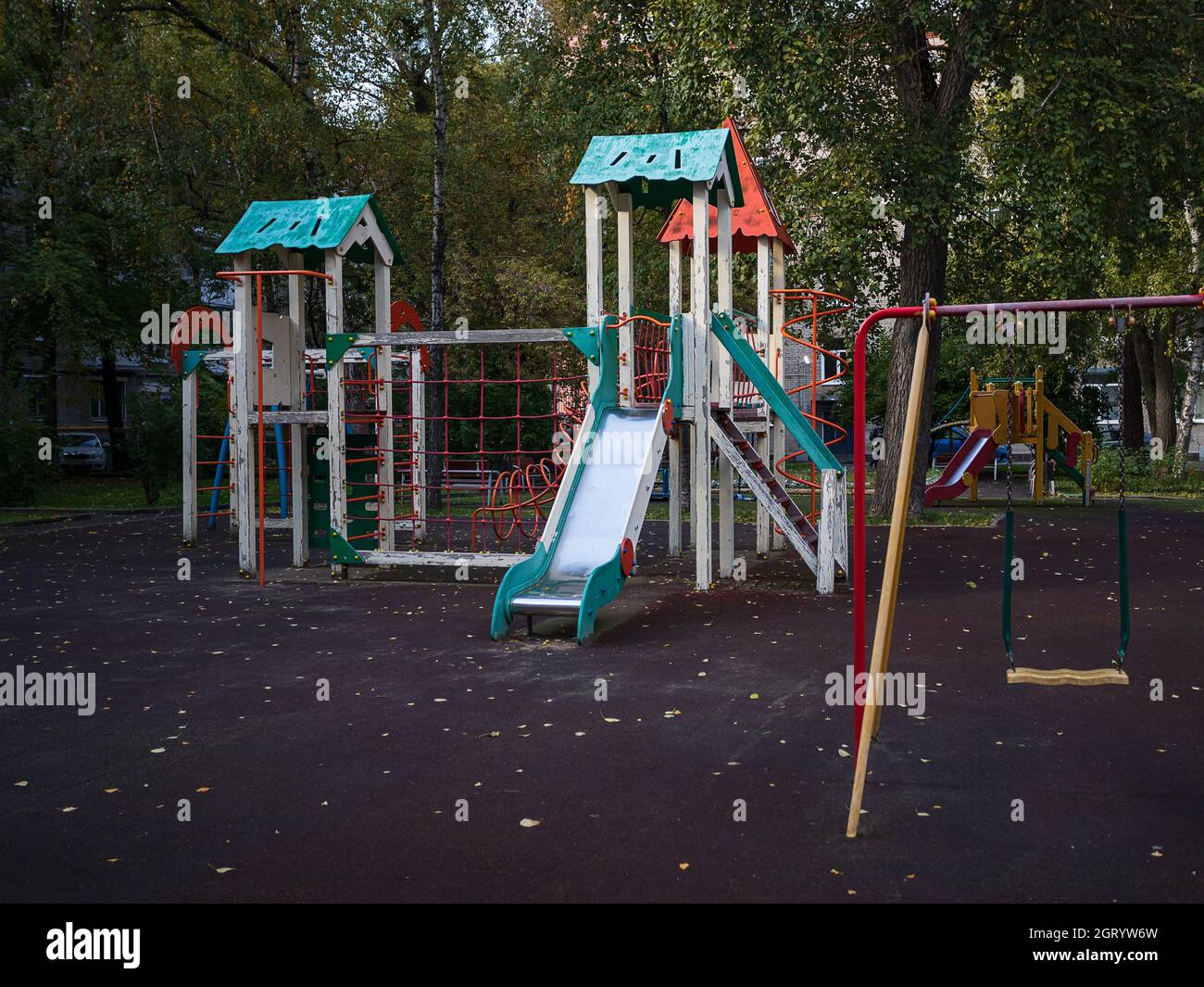 Empty Childrens Playground High Resolution Stock Photography and Images ...