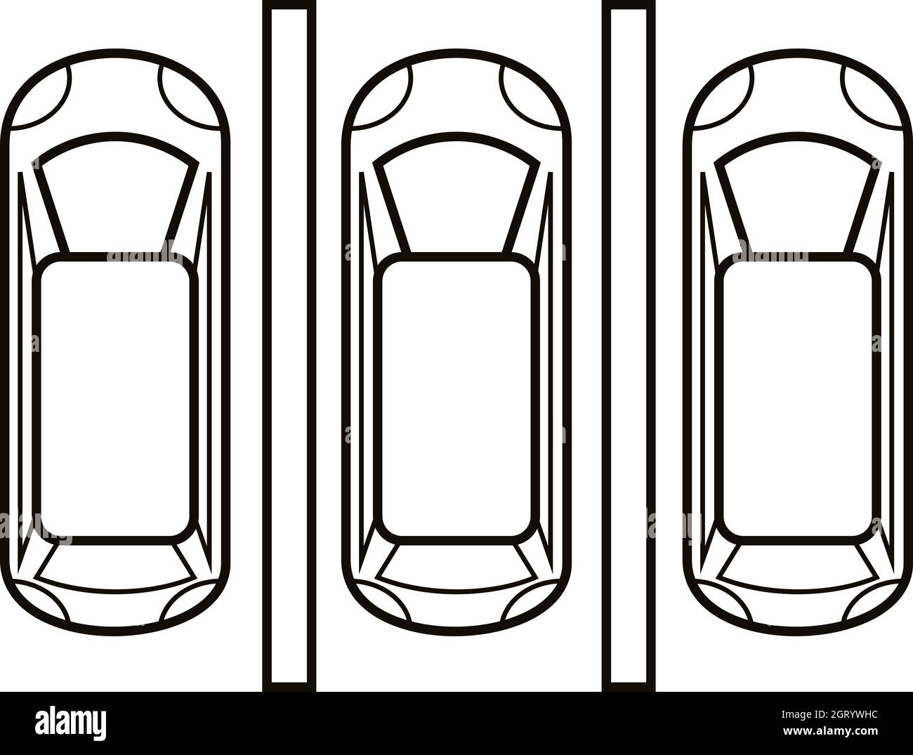 Parking plan icon, outline style Stock Vector Image & Art - Alamy