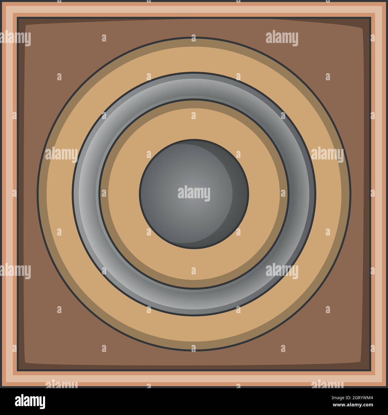 Audio speaker icon, cartoon style Stock Vector Image & Art - Alamy