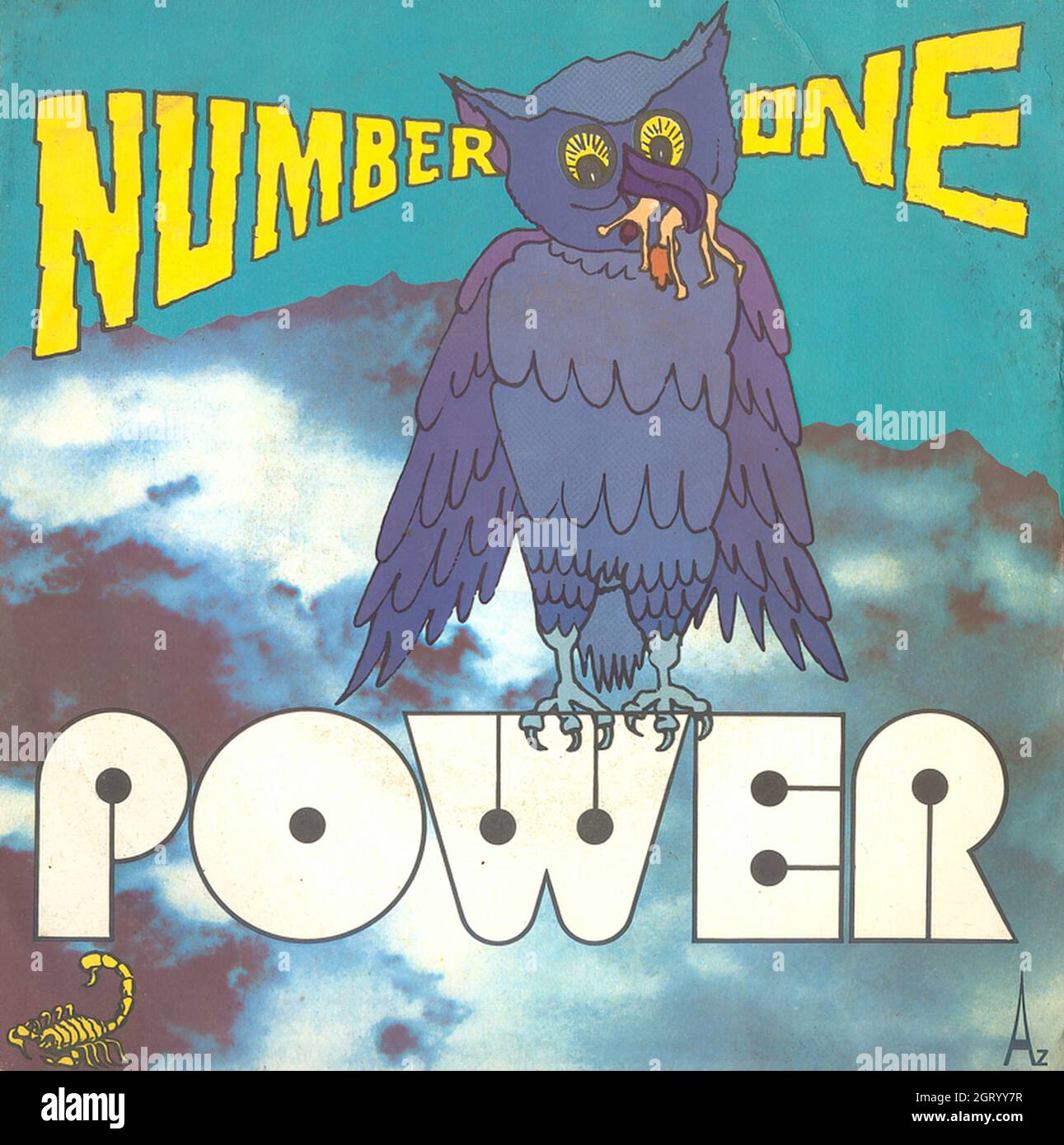 Power - Number one - Vintage Vinyl Record Cover Stock Photo - Alamy