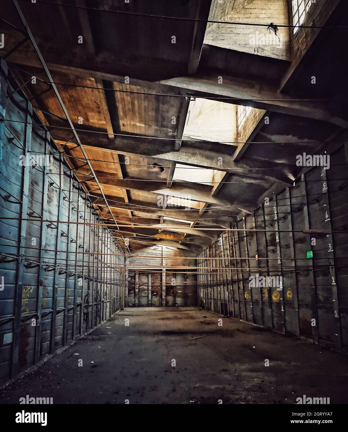 Interior Of Abandoned Building Stock Photo - Alamy