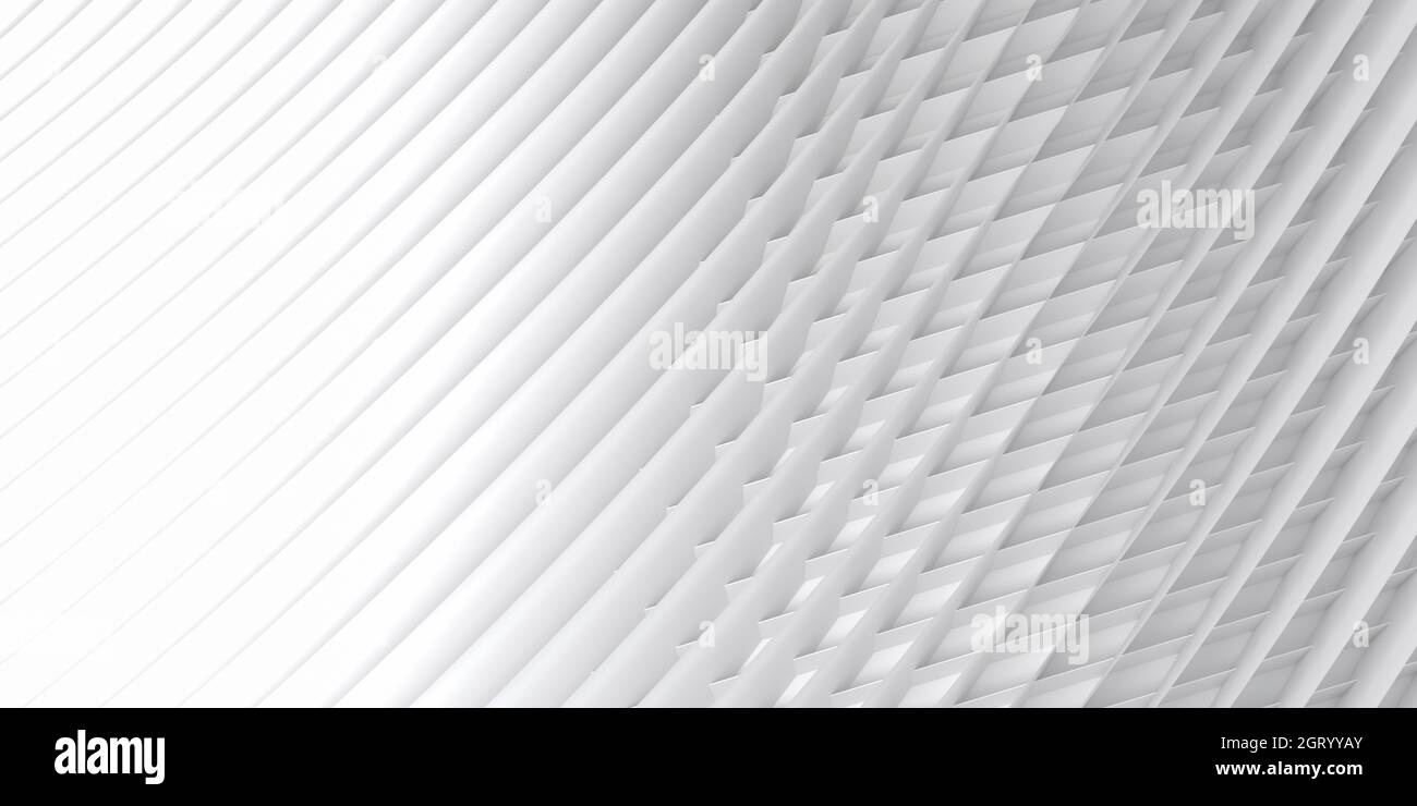 White abstract textured technology background. Striped geometry surface ...