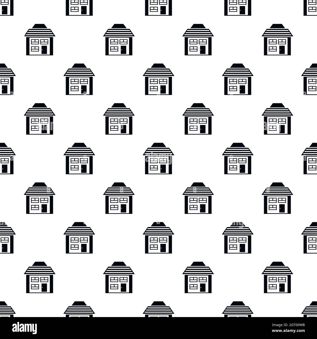 Two-storey house pattern, simple style Stock Vector Image & Art - Alamy