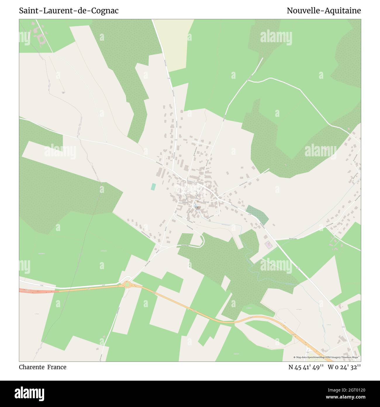 Map of cognac france hi-res stock photography and images - Alamy