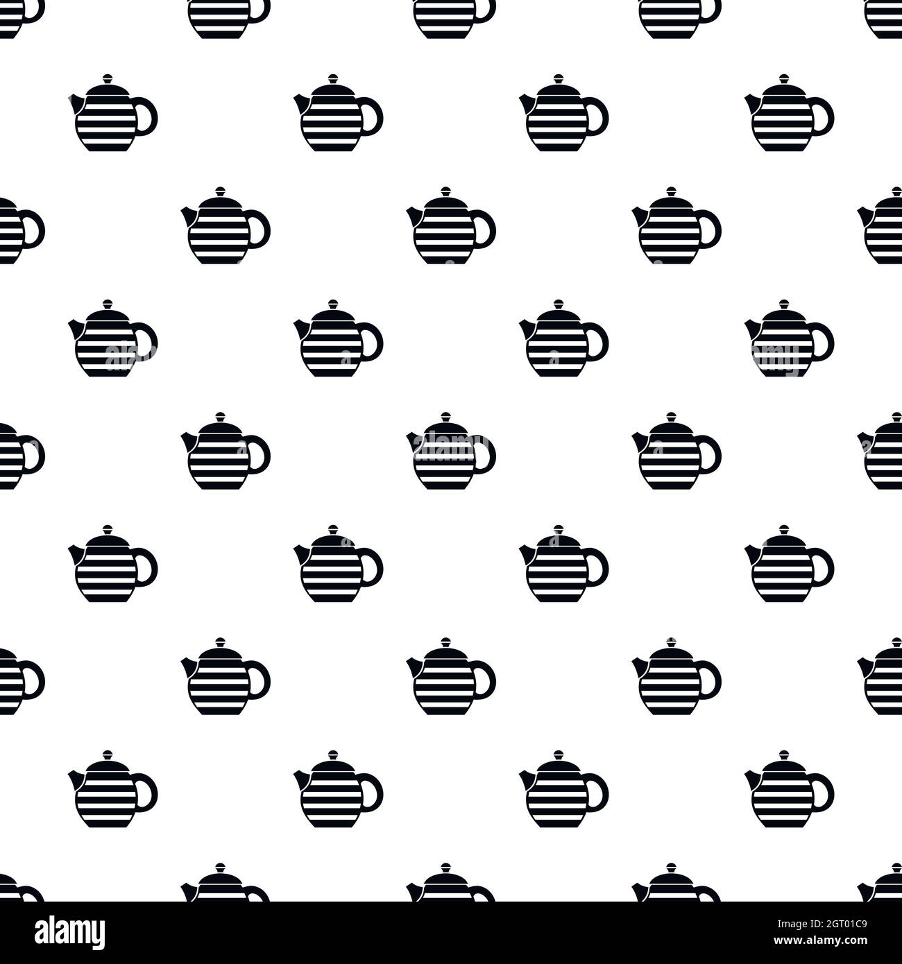 Teacup pattern background Stock Vector Images - Alamy