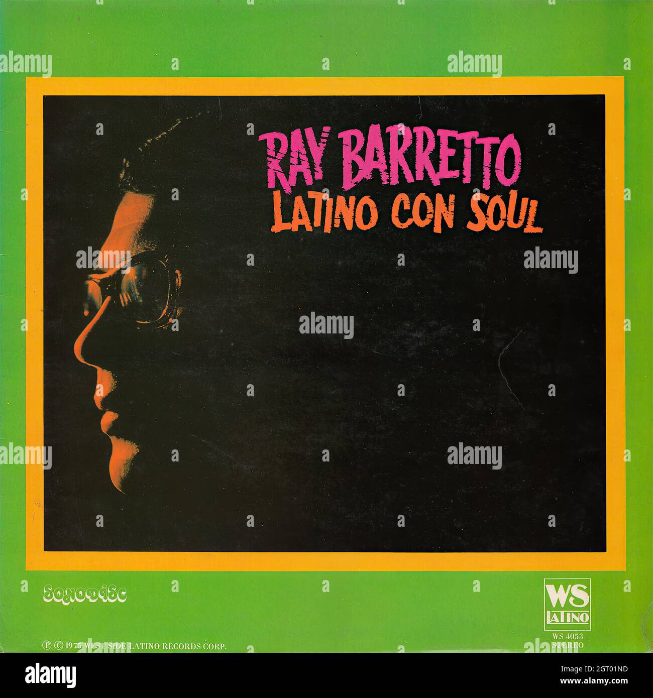 Ray Barretto - Latino con Soul - Vintage Vinyl Record Cover Stock Photo ...