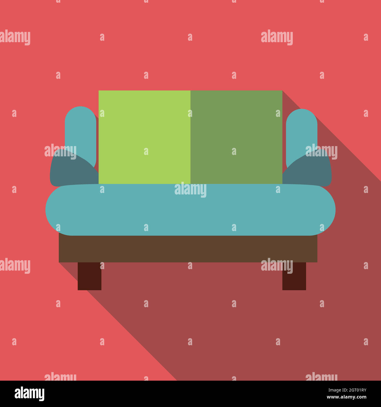 Small living room house Stock Vector Images - Alamy