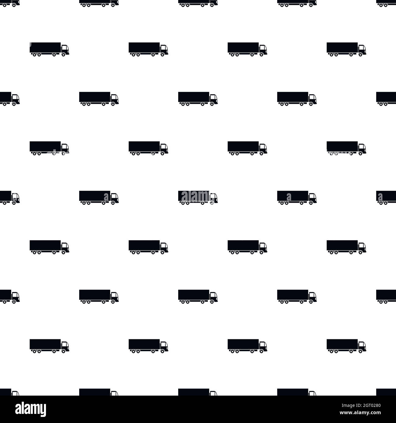 Truck pattern, simple style Stock Vector Image & Art - Alamy