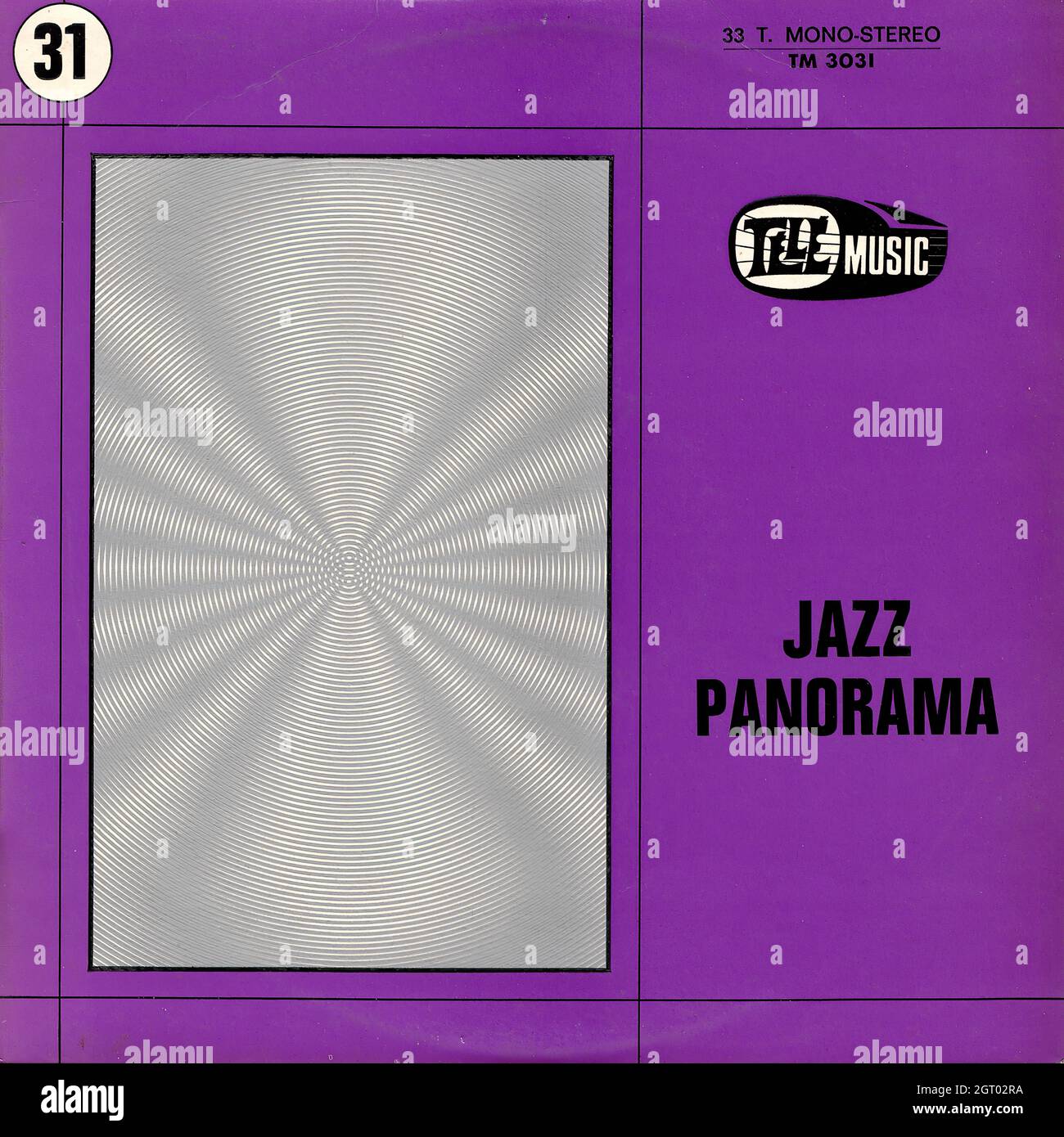 Raymond Guiot - Jazz panorama - Vintage Vinyl Record Cover Stock Photo ...