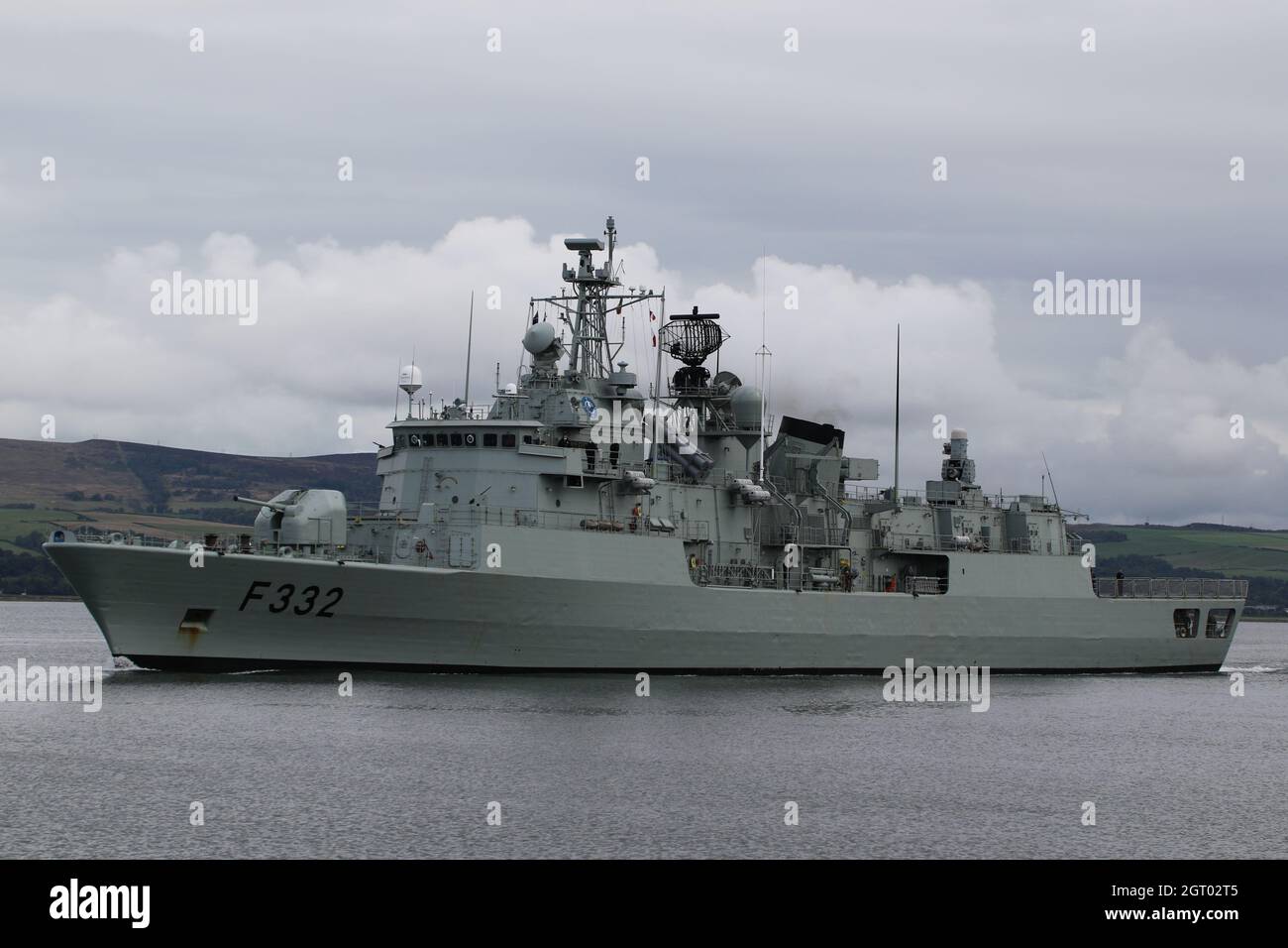 NRP Corte-Real (F332), a Vasco da Gama-class frigate operated by the ...