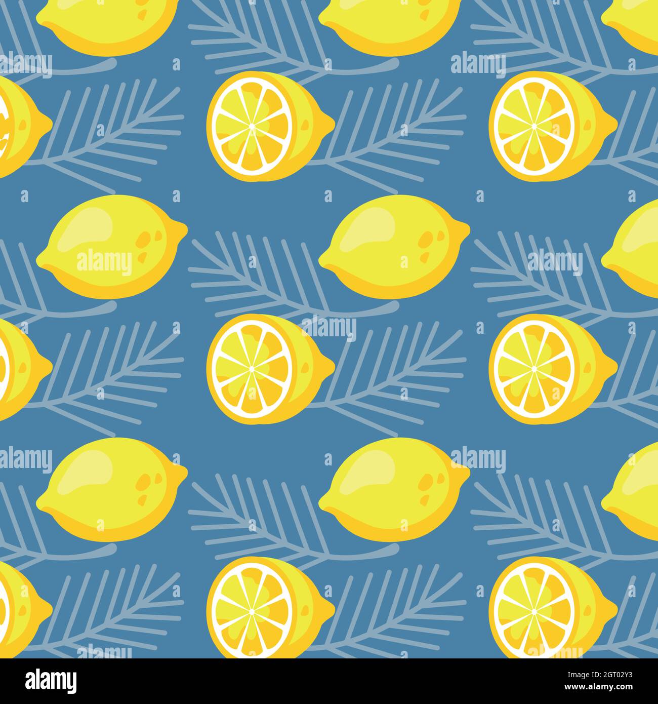 Pattern web pattern lemons background texture - Vector illustration ...
