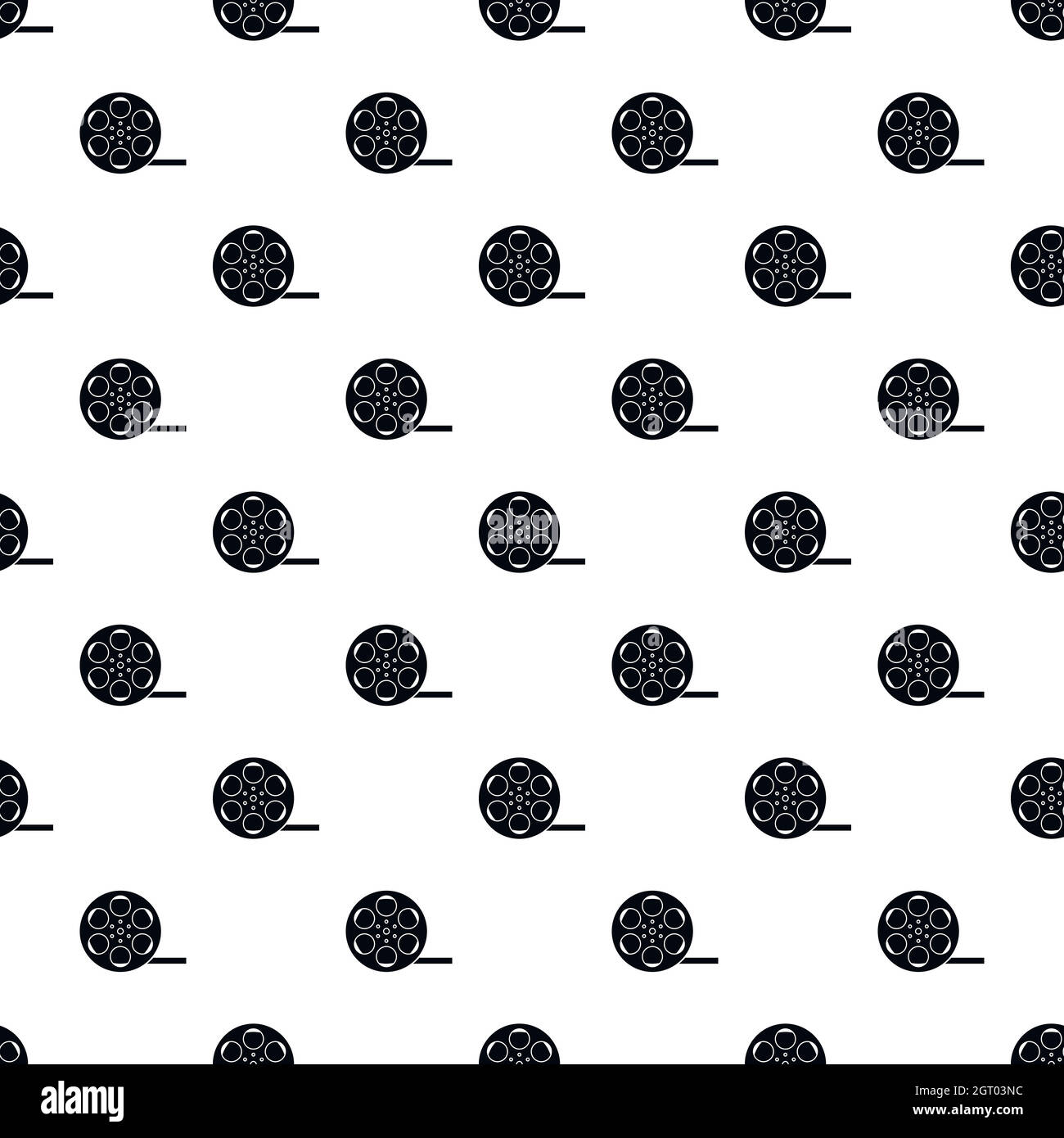 Film reel pattern, simple style Stock Vector Image & Art - Alamy