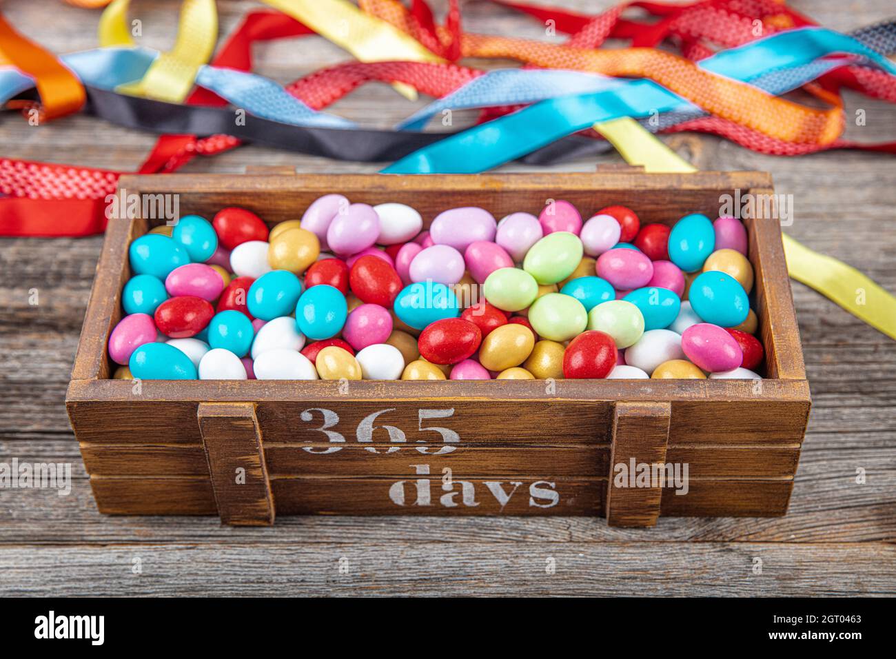 Colorful almond candies. Colorful Candies. Feast of Ramadan, Eid al ...