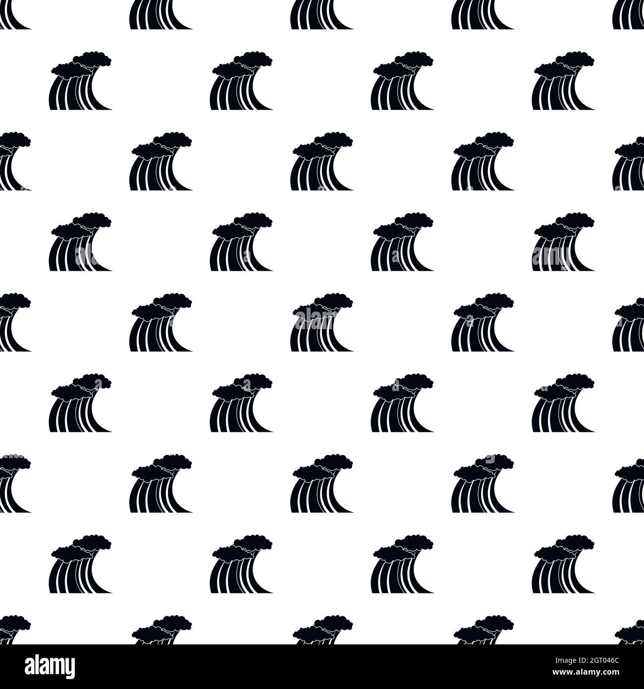 Sea wave coast Stock Vector Images - Alamy