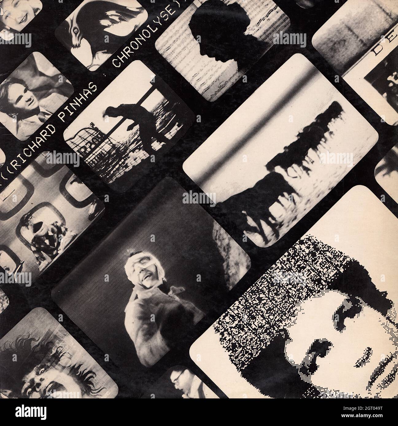 Richard Pinhas - Chronolyse - Vintage Vinyl Record Cover Stock Photo ...