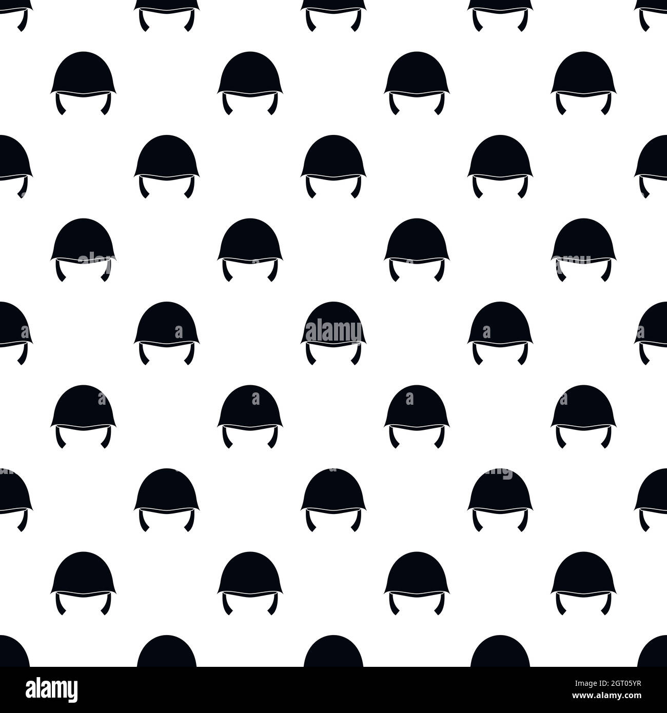 Military helmet pattern, simple style Stock Vector Image & Art - Alamy