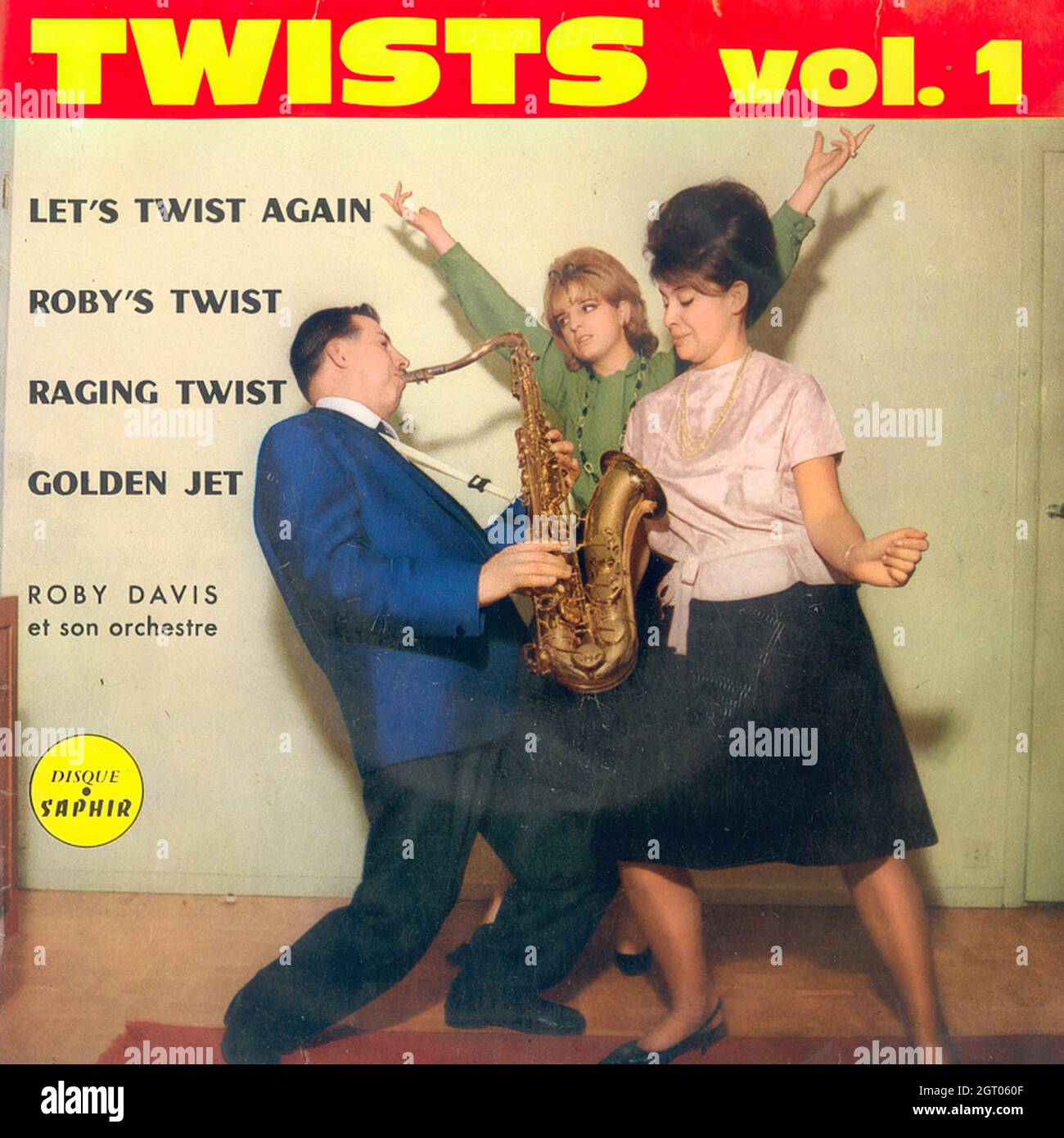 Roby Davis et son orchestre - Twists vol.1 - Vintage Vinyl Record Cover ...