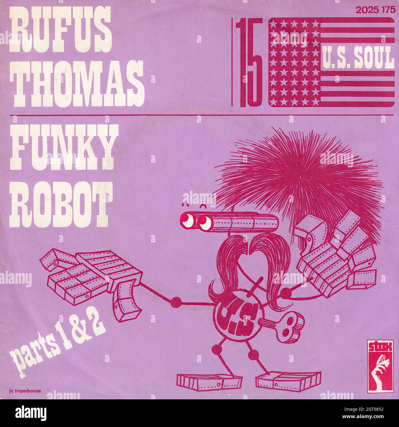 Rufus Thomas - Funky robot pt.1 & pt.2 45rpm - Vintage Vinyl Record ...