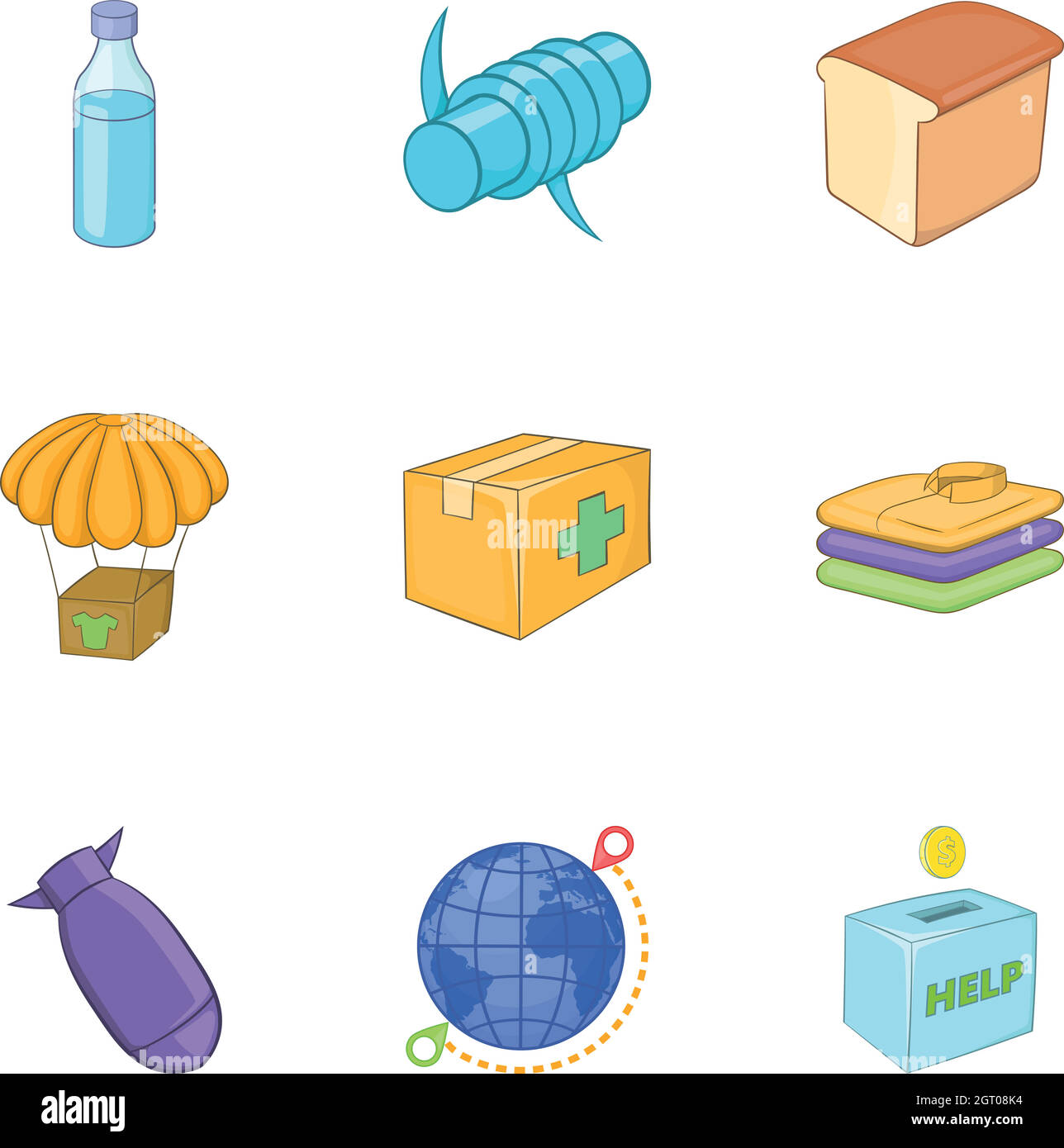 War victims icons set, cartoon style Stock Vector Image & Art - Alamy